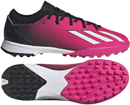 Różowo-czarne buty turfy Adidas X Speedportal.3 GZ2465 - Junior ...