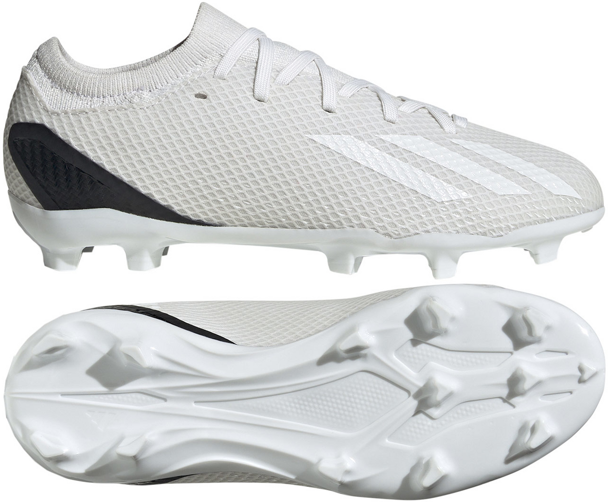 Białe buty korki Adidas X Speedportal.3 GZ5074 - Junior | Fulsport.pl