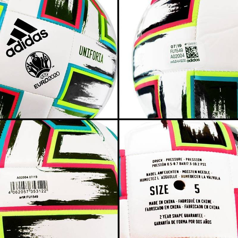 Biała piłka nożna Adidas Uniforia Training FU1549 - rozmiar 5 + pompka ...