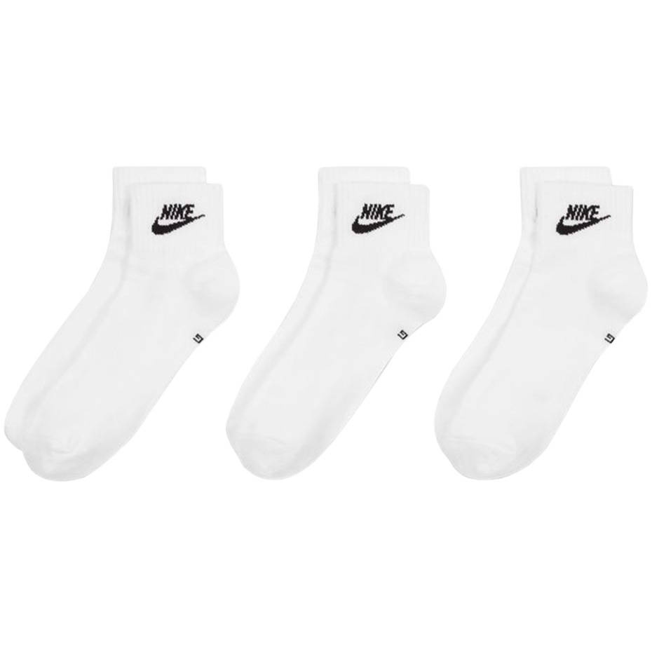 Białe skarpetki Nike Everyday Essential DX5074-101 3 pak | Fulsport.pl