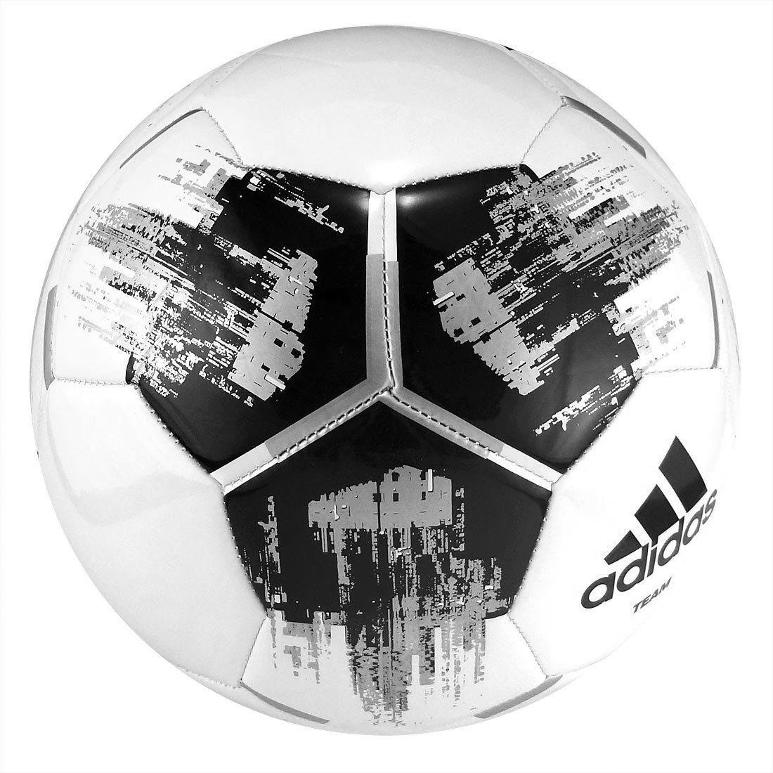 Biało-czarna piłka nożna Adidas Team Training CZ2230 rozmiar 5 ...