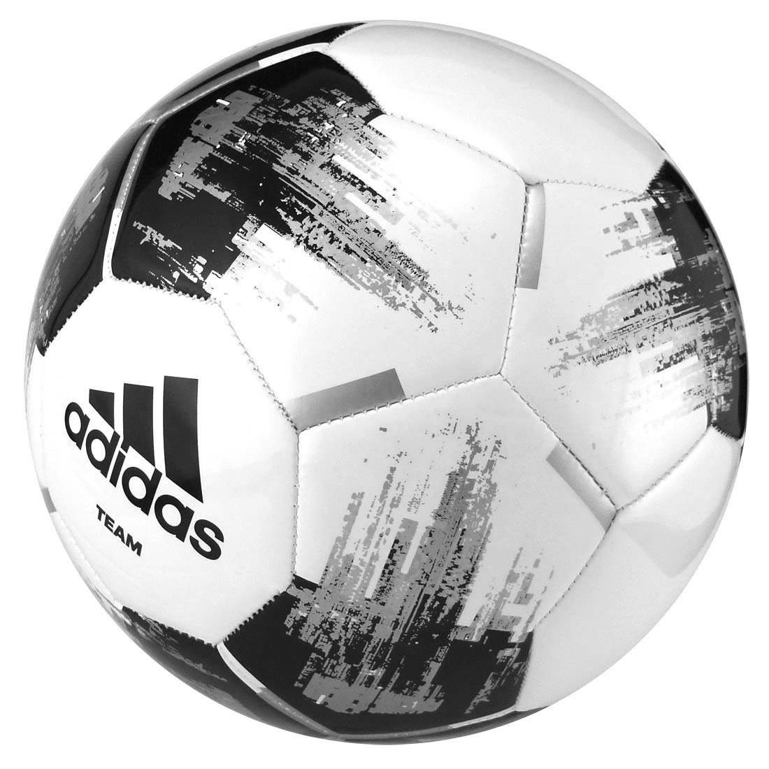 Biało-czarna piłka nożna Adidas Team Training CZ2230 rozmiar 5 + pompka ...