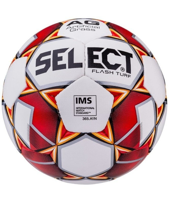 Biało-czerwona piłka nożna orlikowa Select Flash Turf Artificial Grass ...