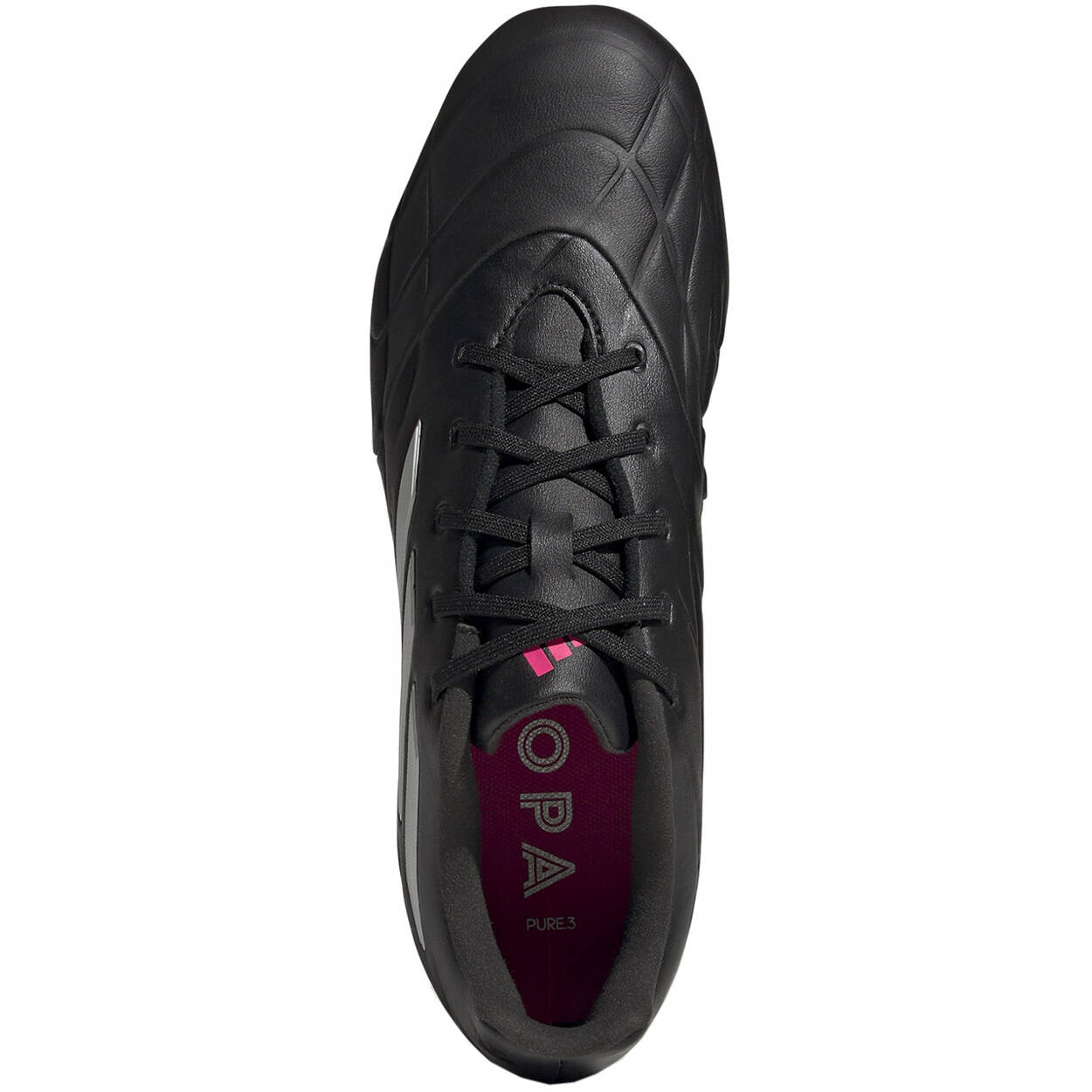 Czarno-białe buty piłkarskie korki Adidas Copa Pure.3 FG HQ8942 ...