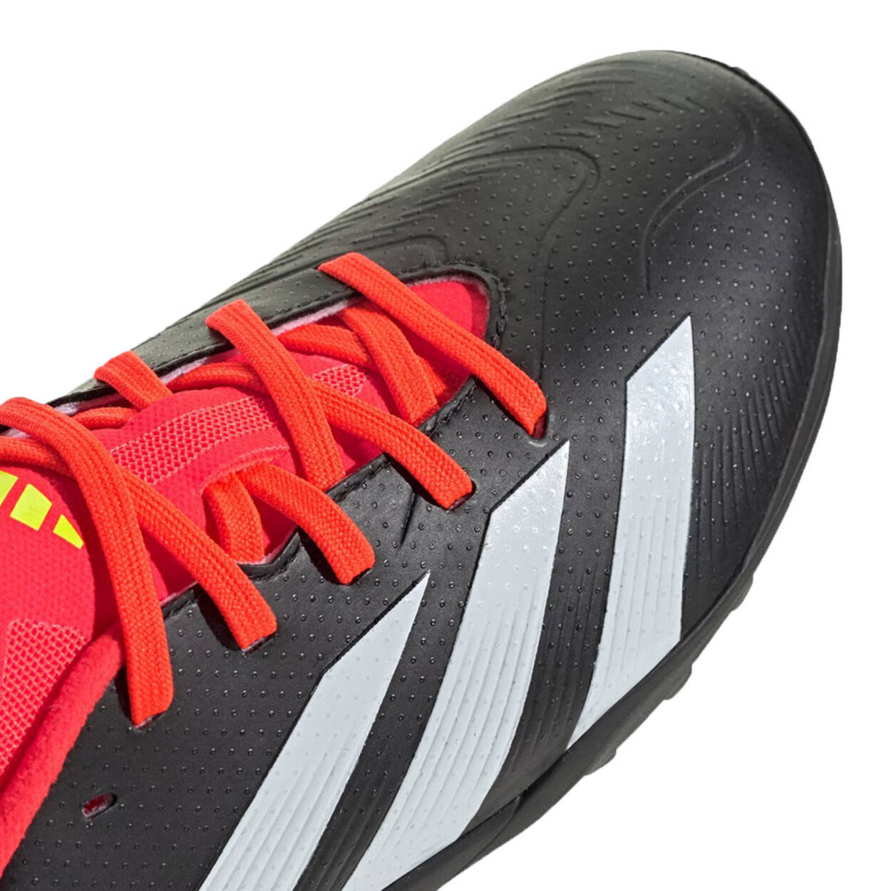 Czarno-pomarańczowe buty turfy Adidas Predator League IG5442 - Junior ...