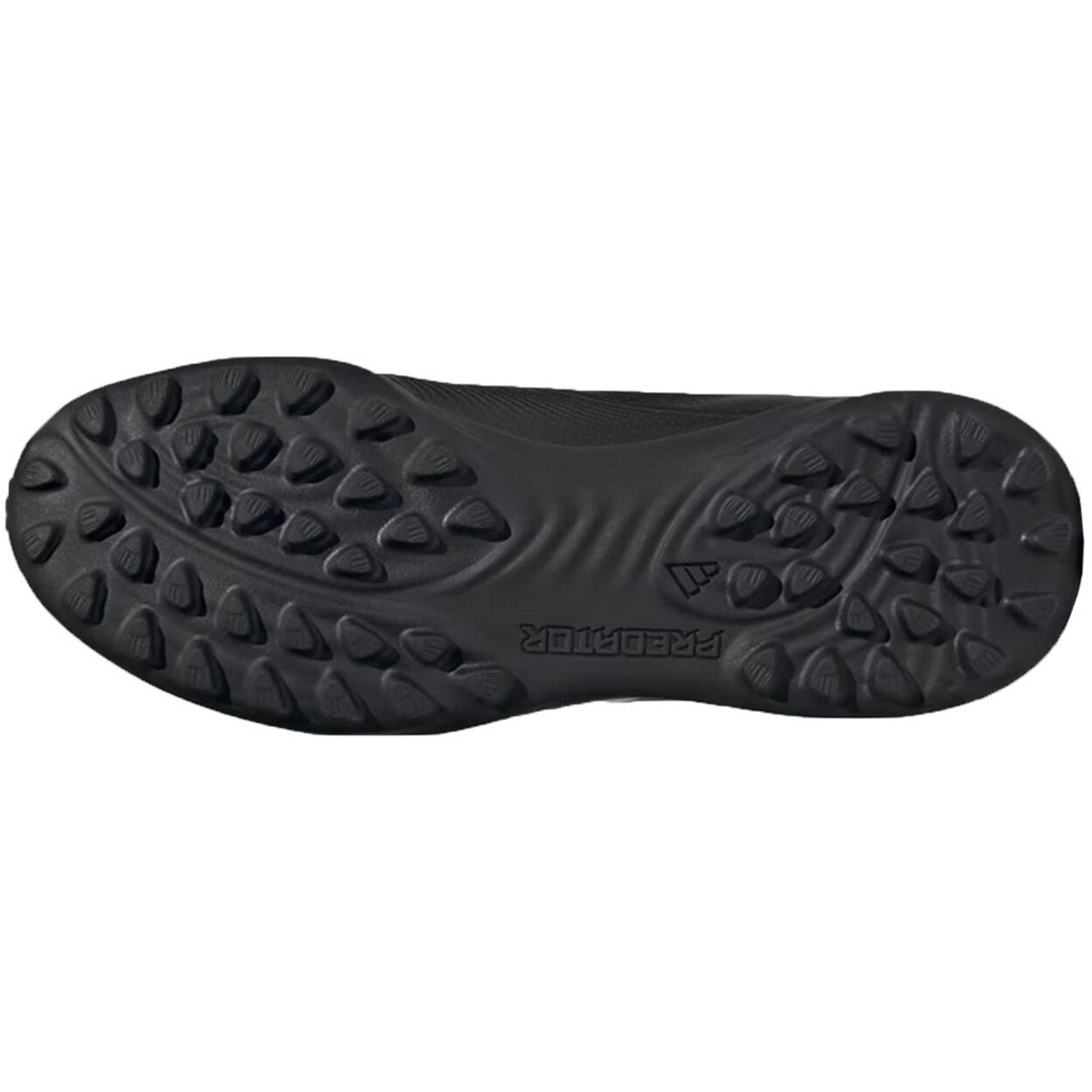 Czarno-pomarańczowe buty turfy Adidas Predator League IG5442 - Junior ...