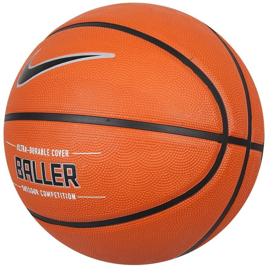 Pomarańczowa piłka do koszykówki Nike Baller 8P NKI3285507 - rozmiar 7 ...